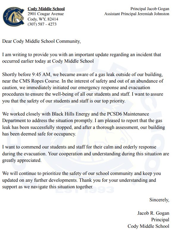 Live Feed | Cody Middle School